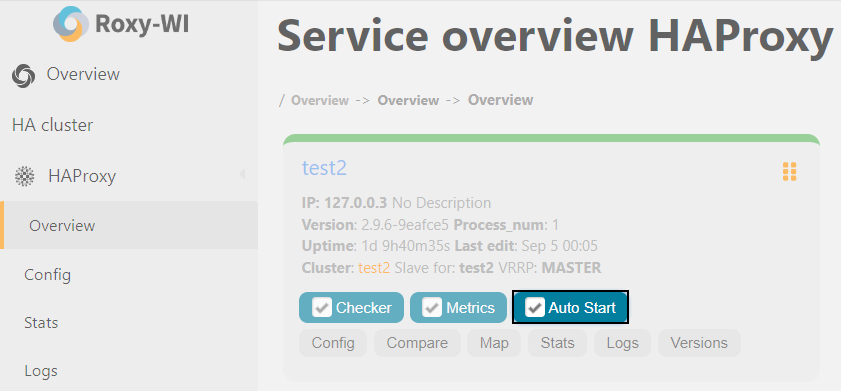 Auto start service description