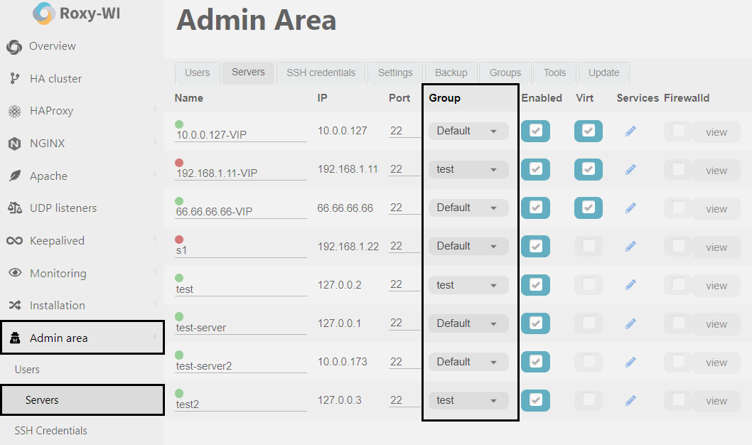 How to use groups and roles