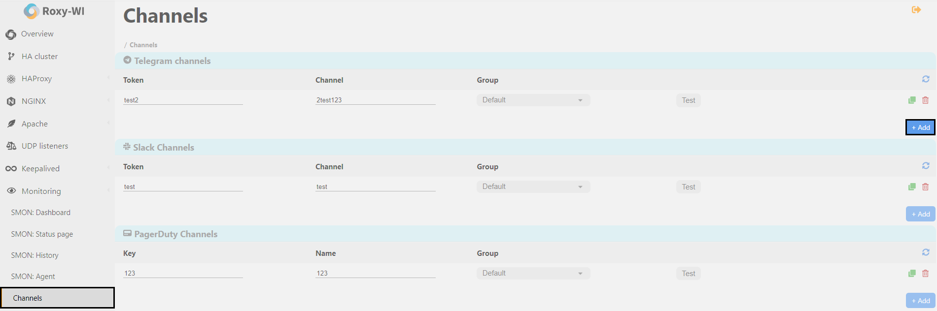How to create Telegram bot and use it with Roxy-WI