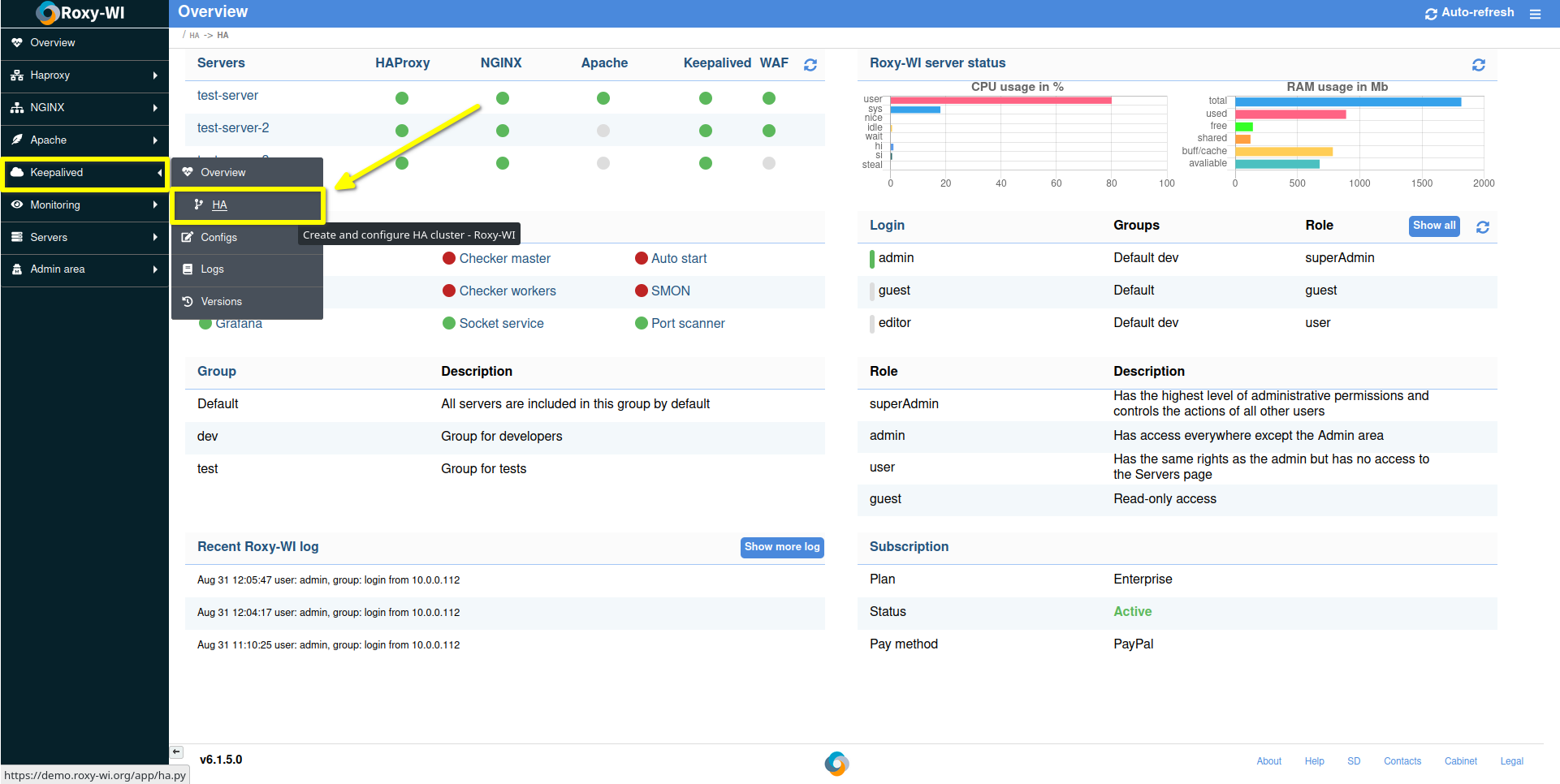 How To Create High Available Cluster For Haproxy Nginx And Apache