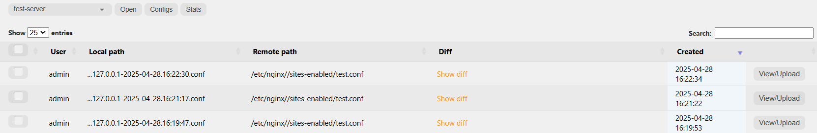 How to work with configuration files