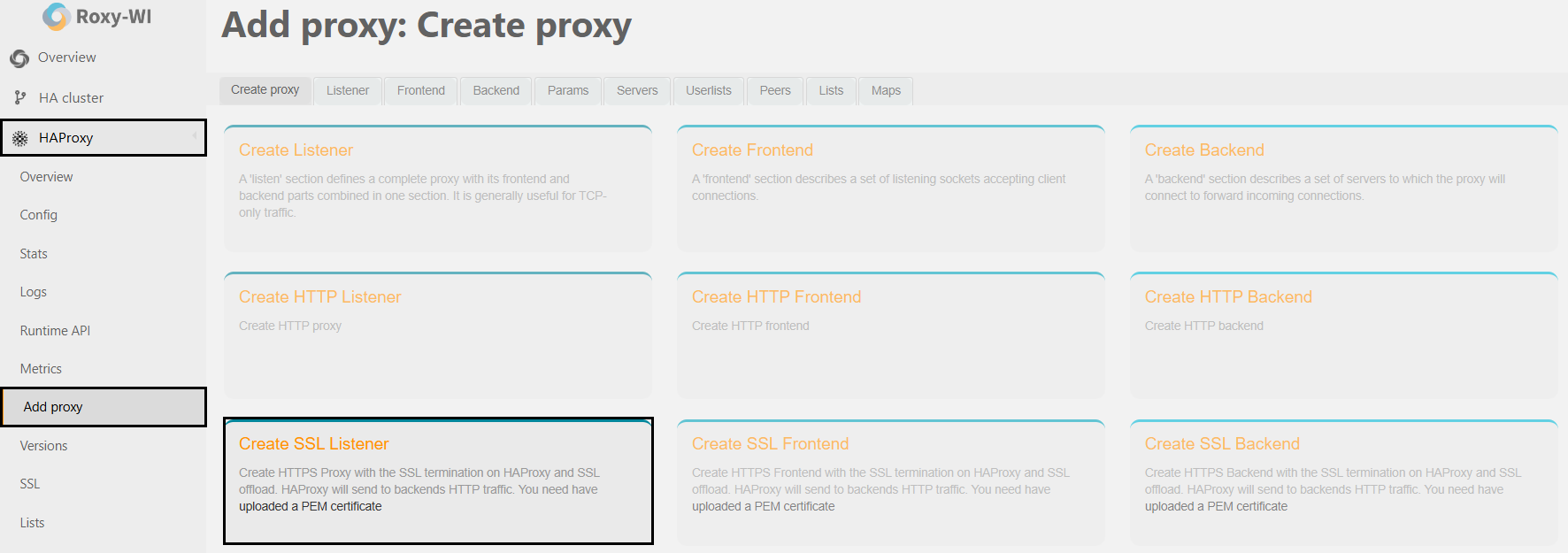 How To Create Ssl Offloadingssl Termination For Haproxy With Roxy Wi