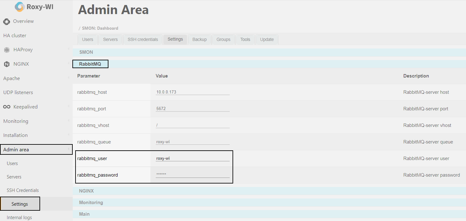 Socket service description